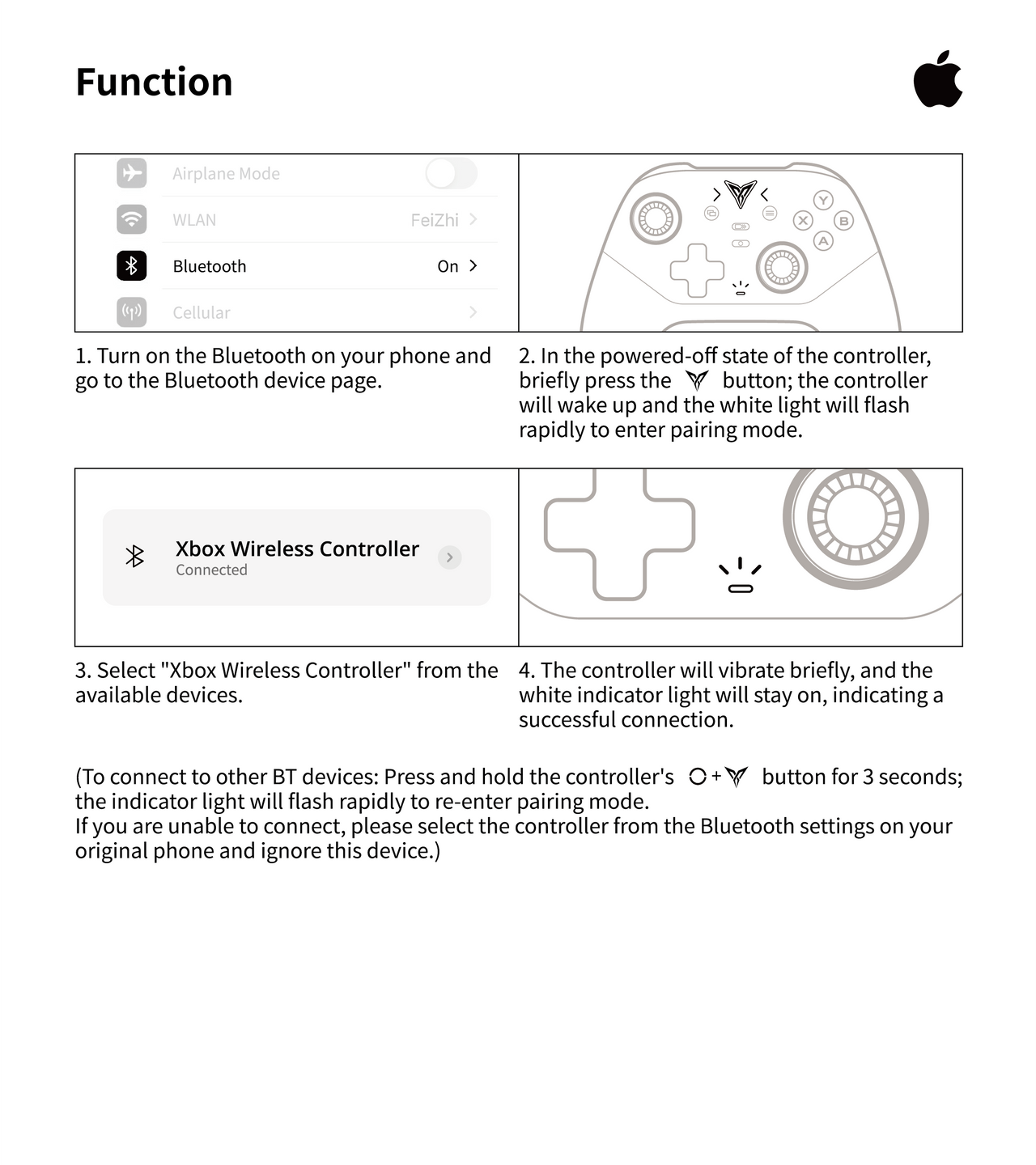 FLYDIGI Dune Fox Gaming Controller User Manual – Flydigi
